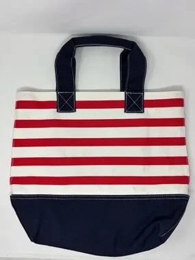 Pottery Barn Kids | Other | Pottery Barn Kids Canvas Tote Bag Red White ...